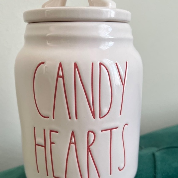Rae Dunn | Holiday | Rae Dunn Candy Hearts Canister | Poshmark